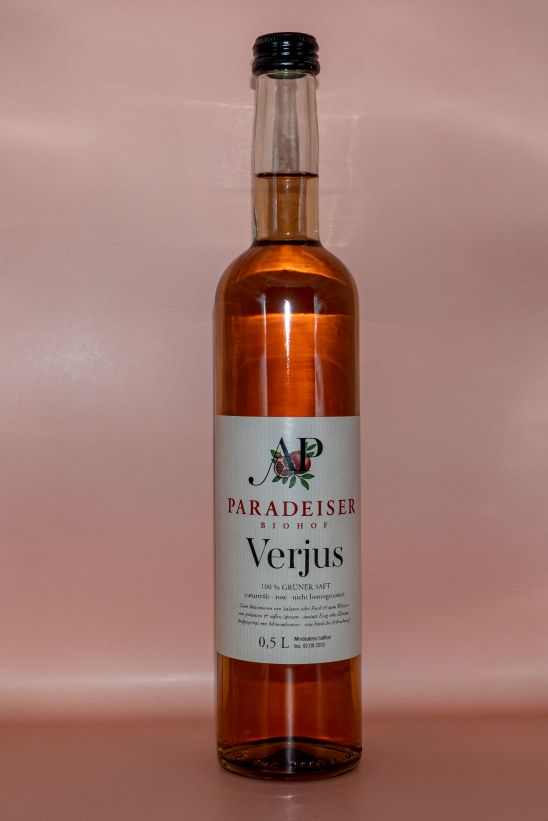 Verjus, Balsamico | Biohof Anna Paradeiser